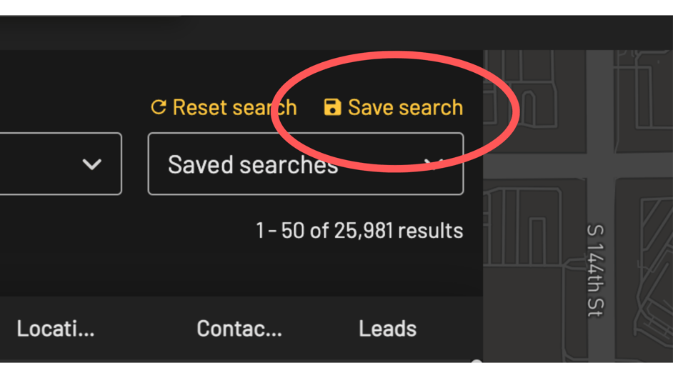 How (and why) to save a search