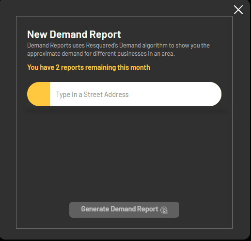 Demand Reports